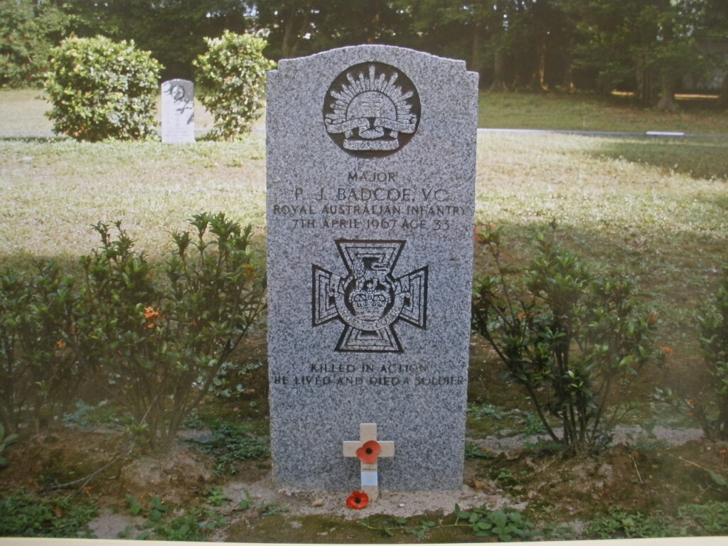 Major P. J. Badcoe, VC – Officer Cadet School Portsea